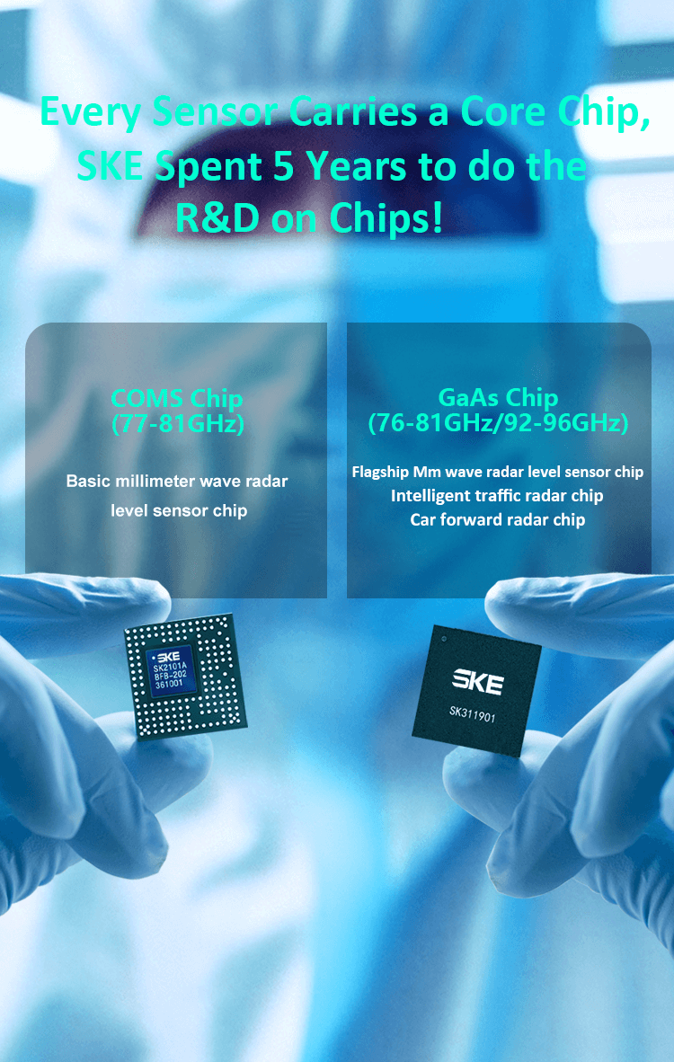 SKE-80GHz radar level sensor | radar level transmitter | ultrasonic ...